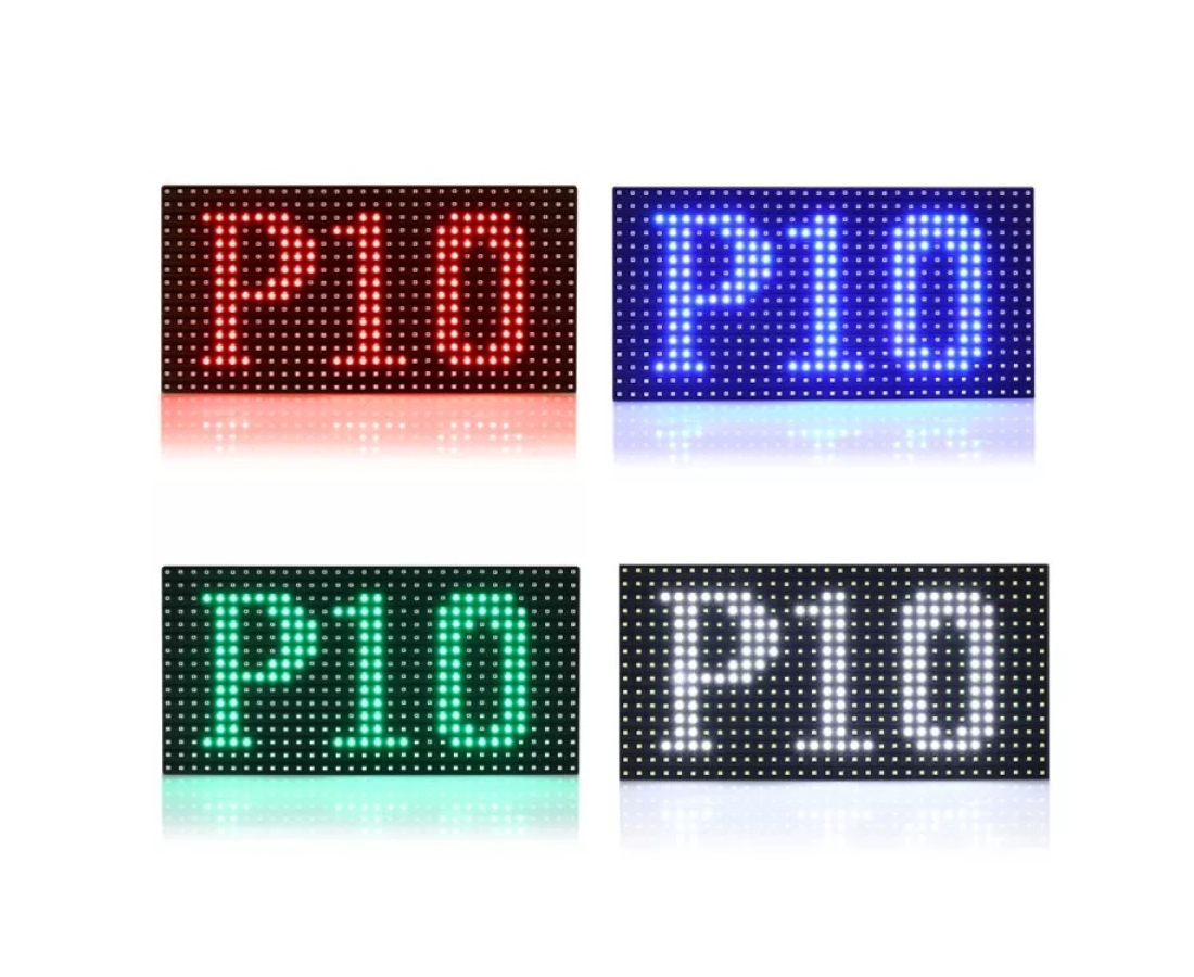 Red Color P10 Led Display Module Signs Panel 32x16,P10 Led Display ...