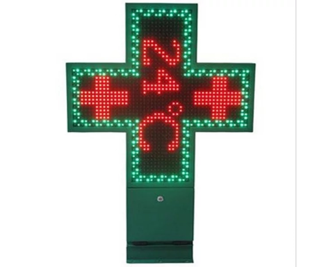 Outdoor Pharmacy Cross,Advertising Led Display,Led Cross Sign Display ...